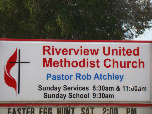 UMC Riverview sign | Osprey Observer