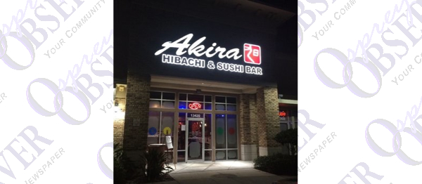Akira Hibachi Restaurant Opens In Former Tokyo Japanese Spot | Osprey ...