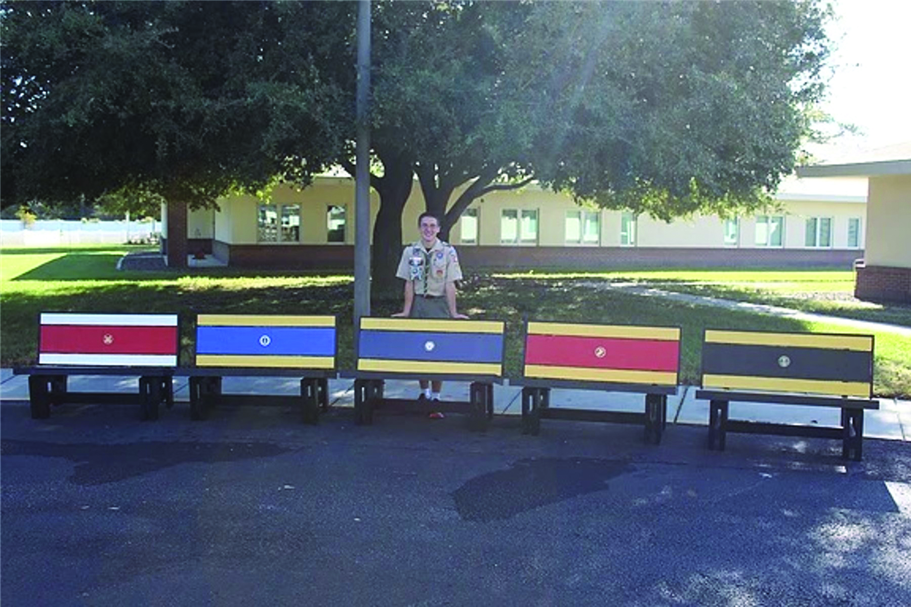 New Eagle Scout Builds Wood Benches For Veteran’s Nursing Home | Osprey ...