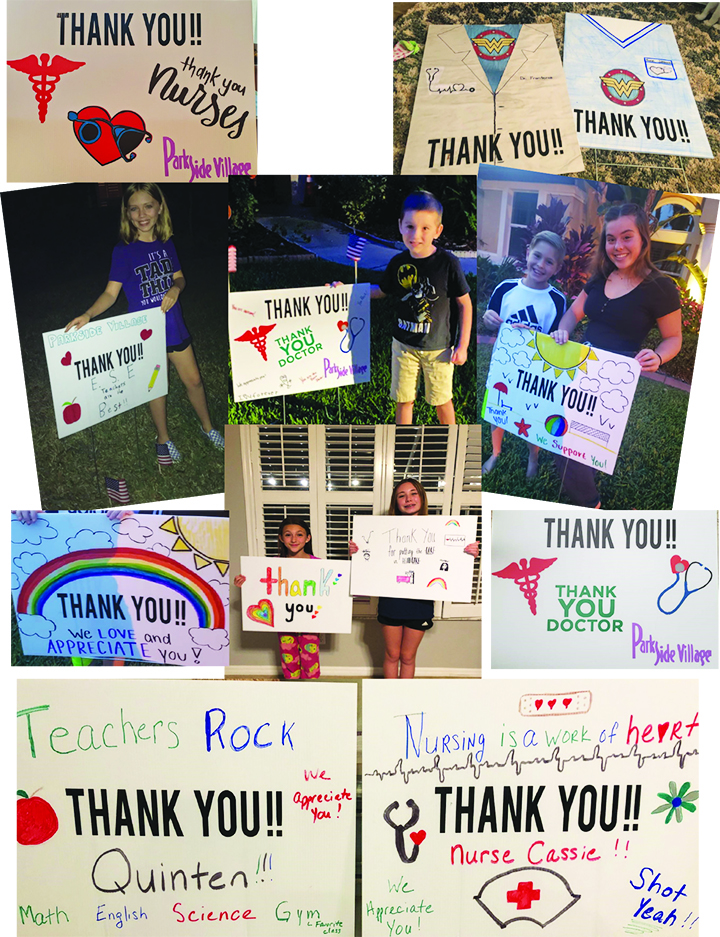 Neighborhoods And Businesses Get Creative To Thank Essential Workers ...