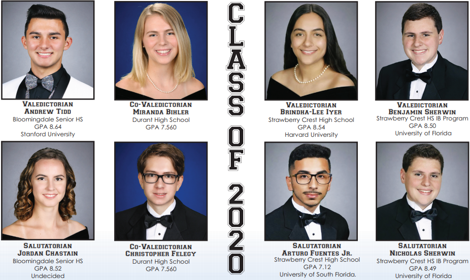 Congratulations To Area High School Valedictorians & Salutatorians ...