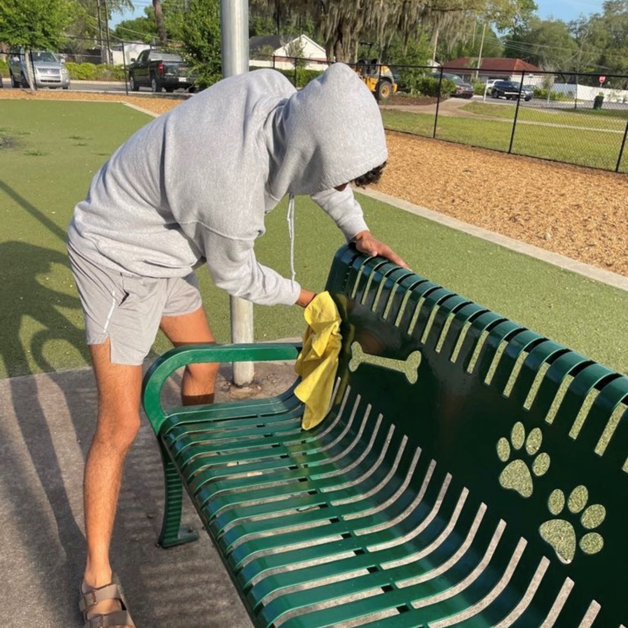 Bloomingdale High School Students Volunteer To Clean Up Saladino Dog ...