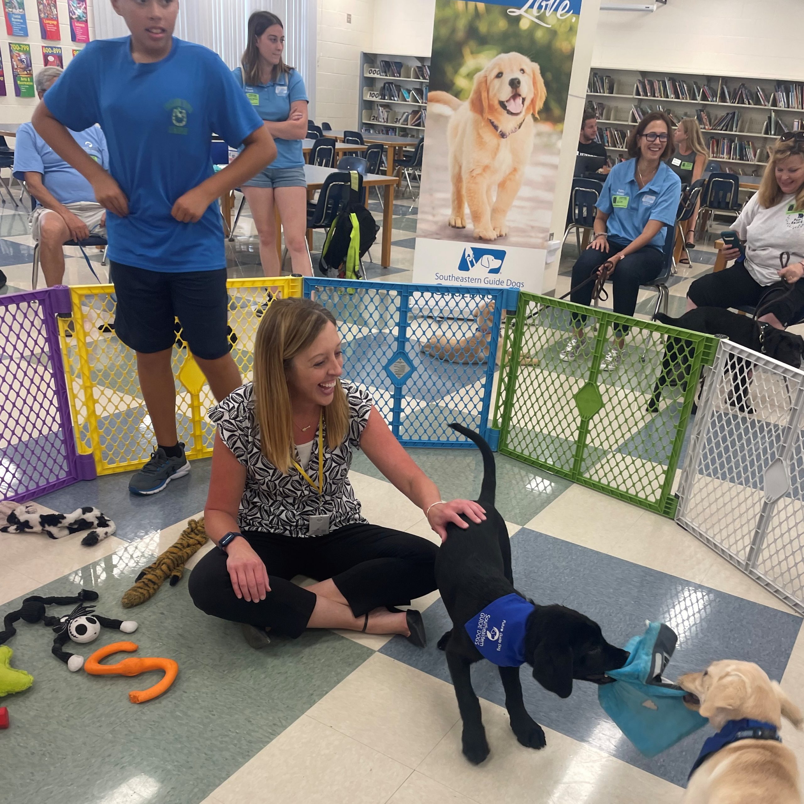 Teachers Get Southeastern Guide Dog Puppy Surprise | Osprey Observer