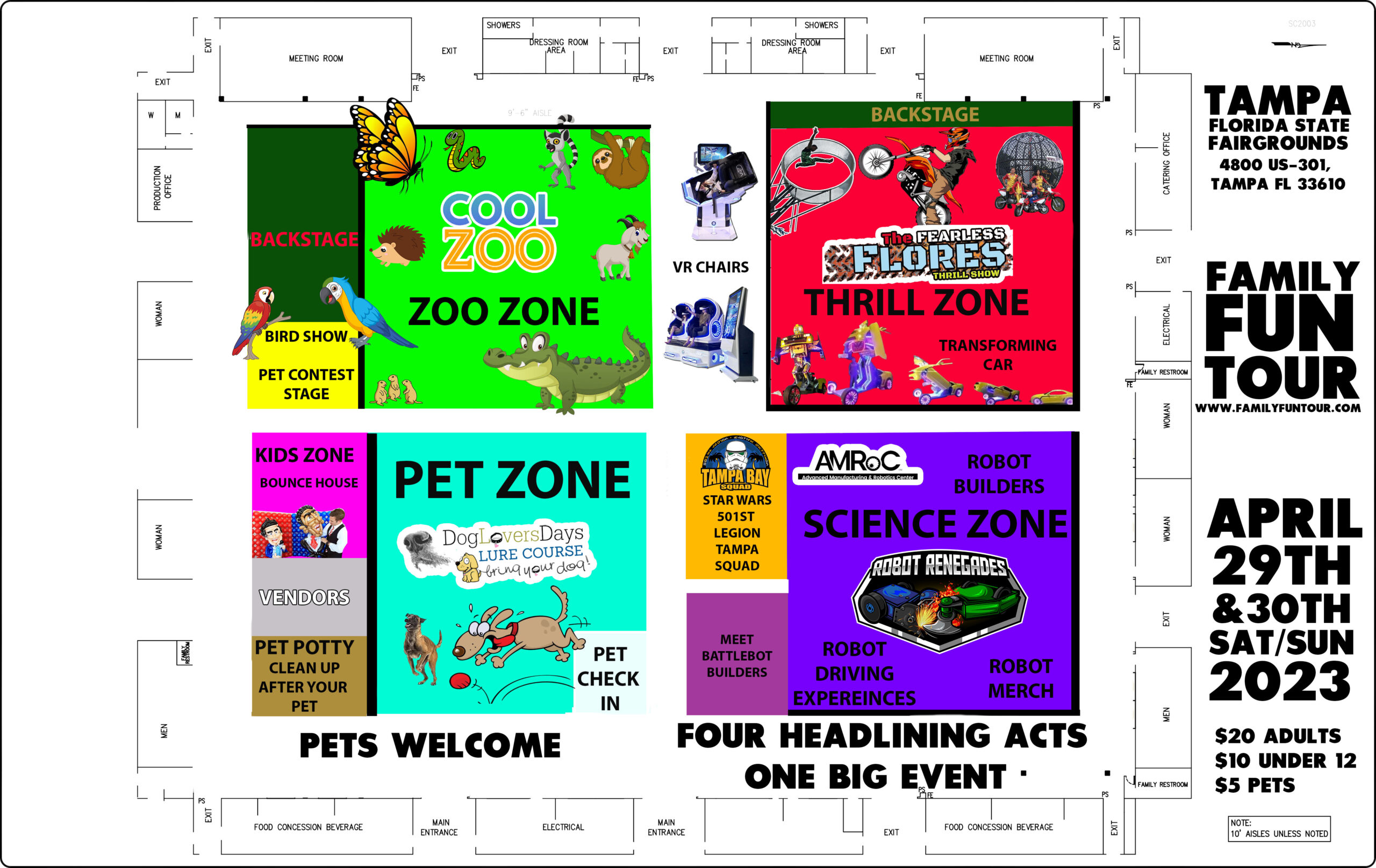 Fun Tour — Family And Pet-friendly Event At Florida State Fairgrounds ...