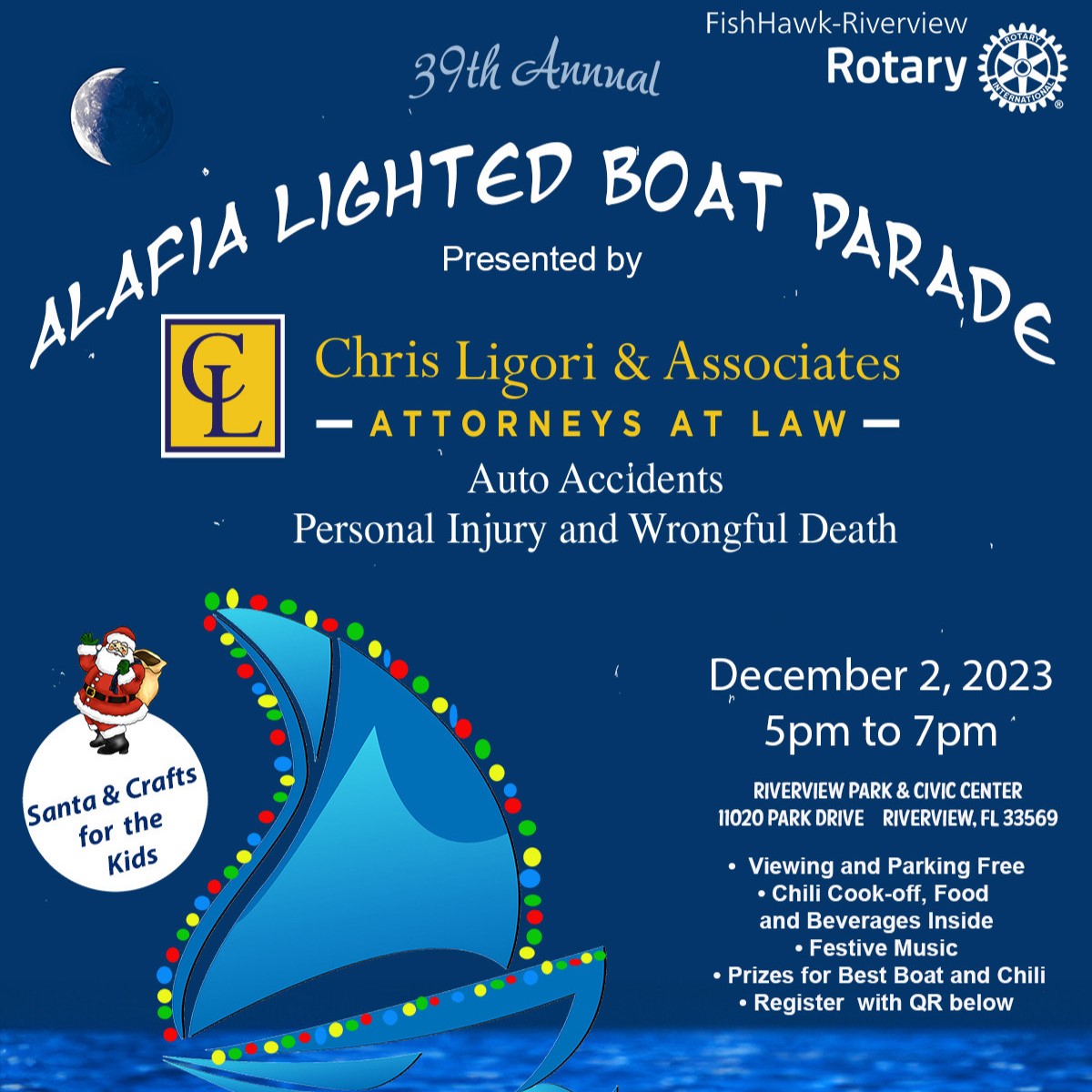 39th Annual Alafia Lighted Boat Parade Presented By The Fishhawk ...