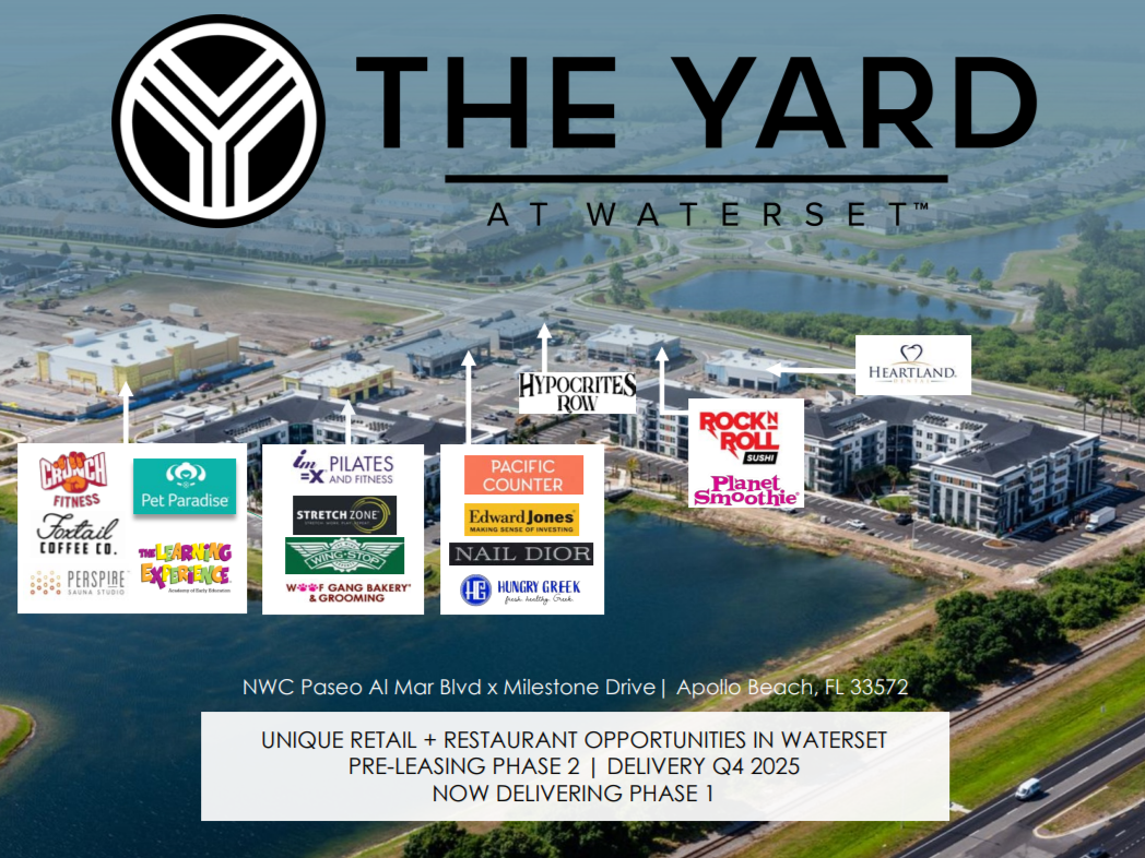 The Yard At Waterset To Offer New Housing, Retail, And Dining Options ...