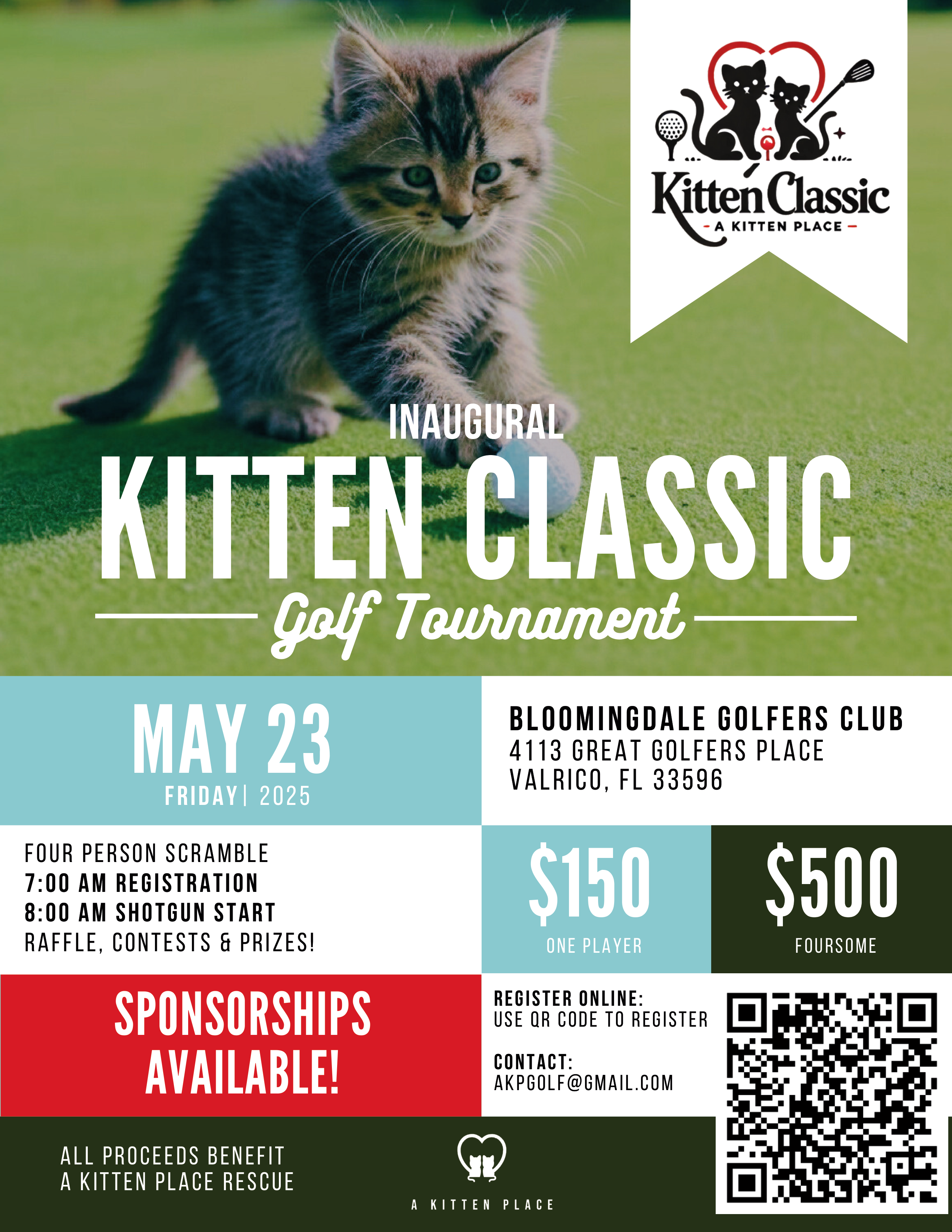 Tee Up For A Cause: Join The Kitten Classic Golf Tournament To Support ...