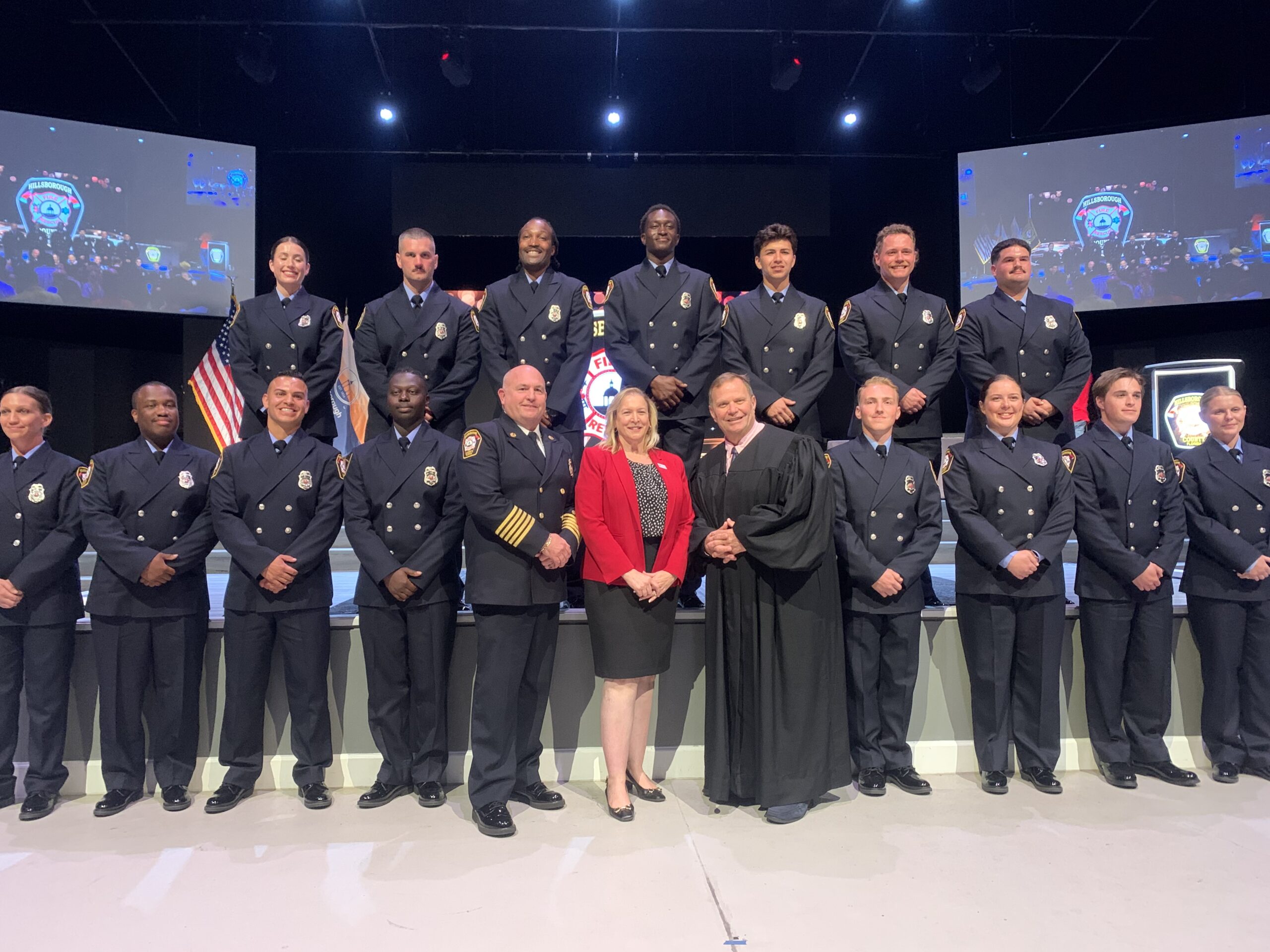 HCFR Welcomes 15 New Firefighters At Graduation Pinning Ceremony ...