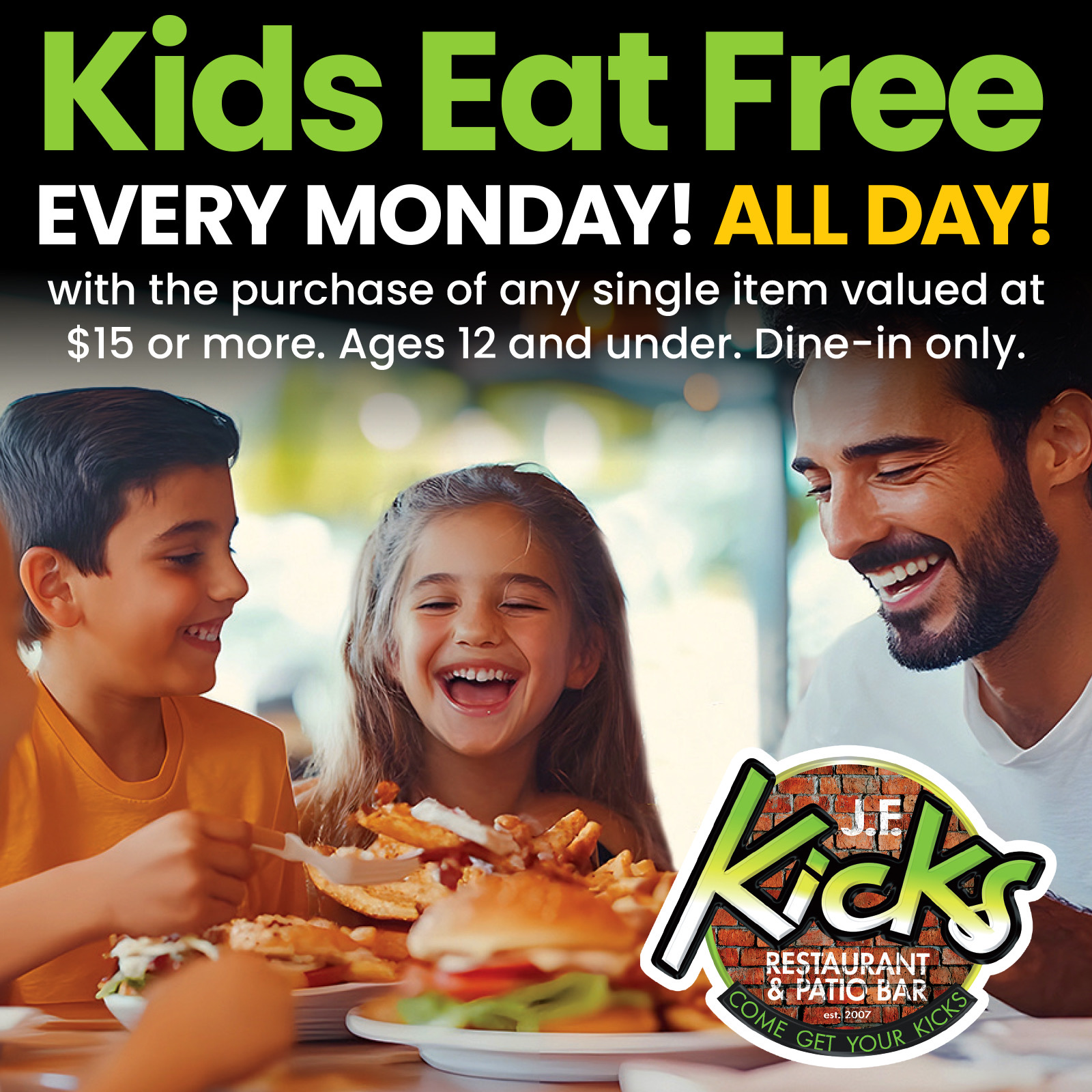 JF Kicks Restaurant And Patio Bar Offers Entertainment And Food ...