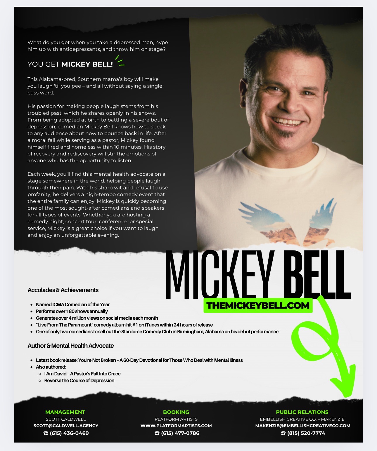 Award-winning Comedian Mickey Bell Bringing Laugh Responsibly Tour To ...