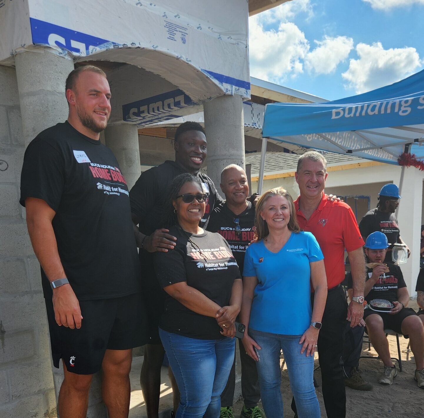Bucs Help Build Hope At Habitat’s Windhorst Commons | Osprey Observer