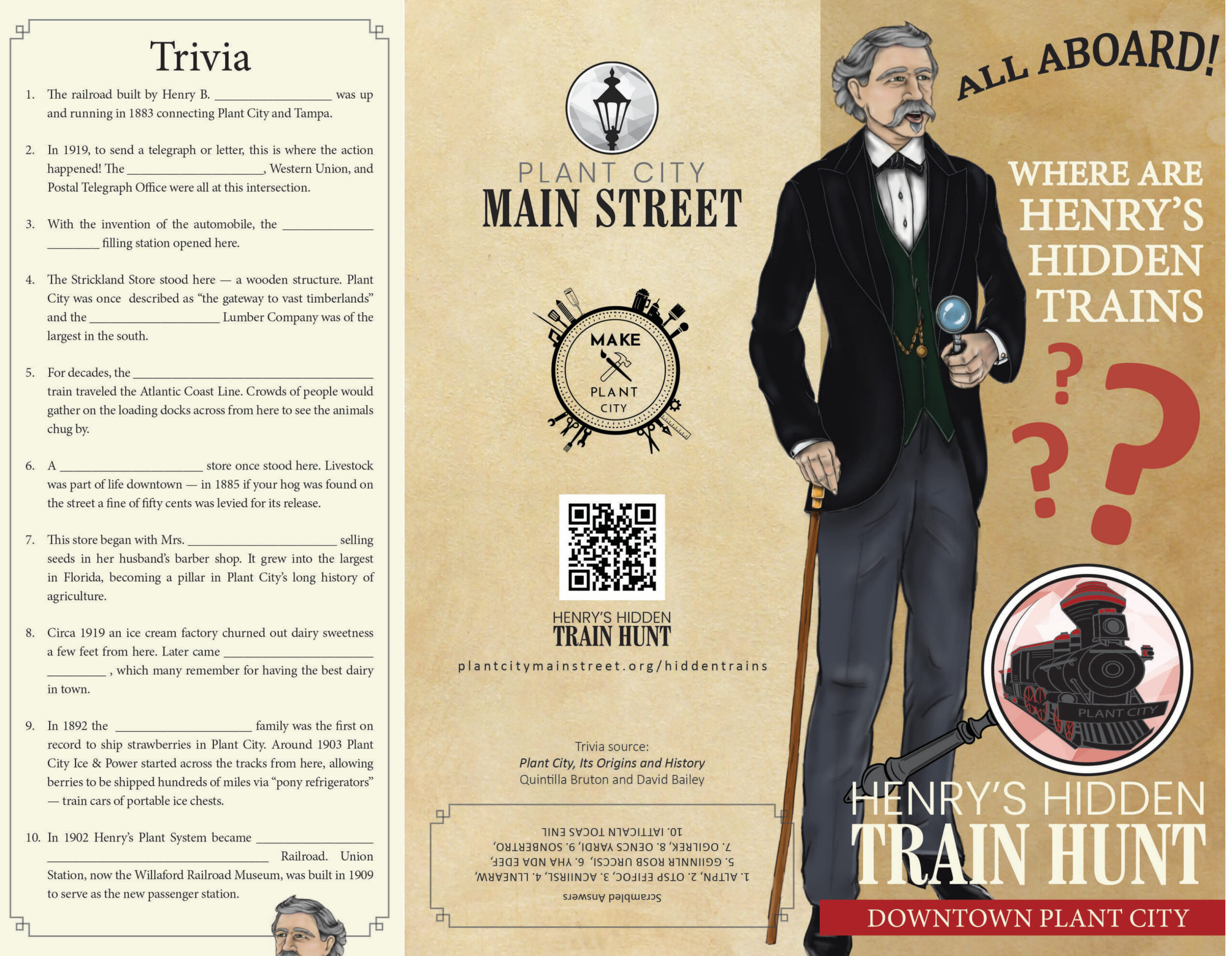 All Aboard: Henry’s Hidden Train Hunt Brings Fun To Plant City | Osprey ...